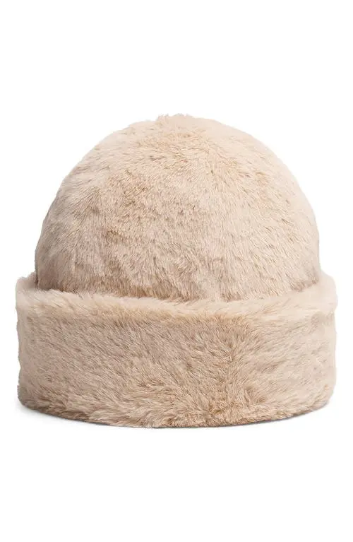 Rag & Bone Kennedy Faux Fur Hat - Taupe