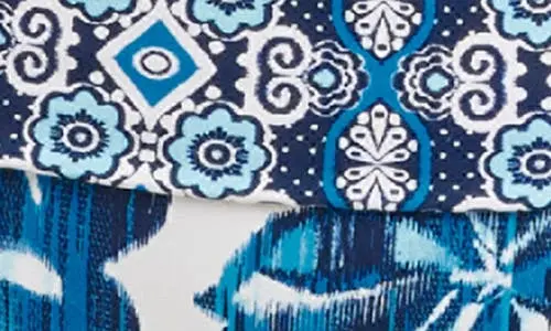 BLEU BY ROD BEATTIE Halter Bikini Top - Blue Multi