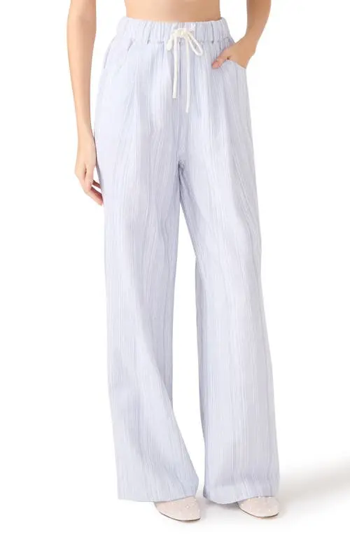 Steve Madden Minorca Stripe Wide Leg Pants