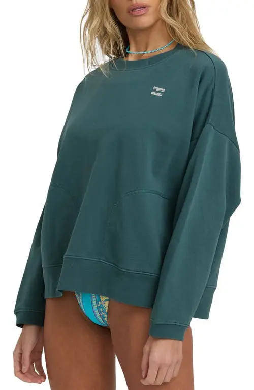BILLABONG Logo Crewneck Sweatshirt