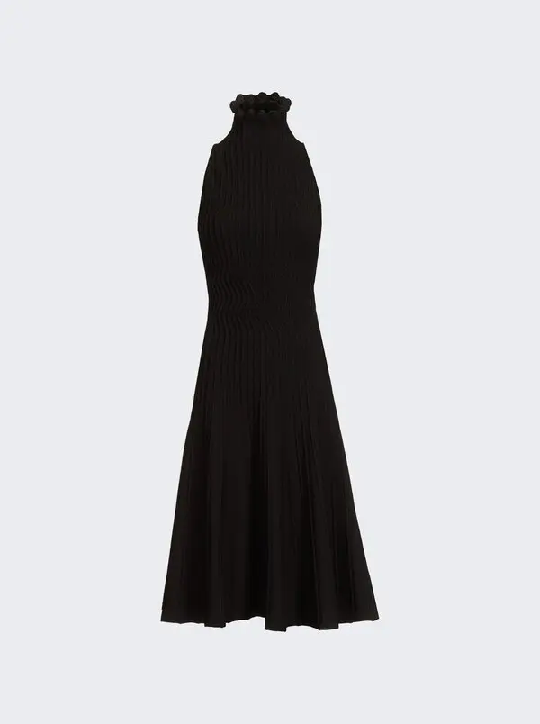 ALAÃA Fit & Flare Midi Dress