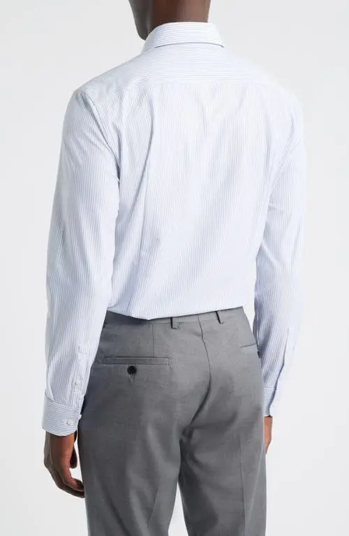 BOSS Hank Kent Slim Fit Performance Twill Dress Shirt - Light/pastel Blue