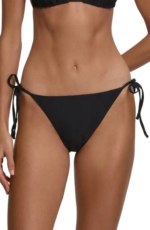 Polo Ralph Lauren Ricky Side Tie Bikini Bottoms - Black