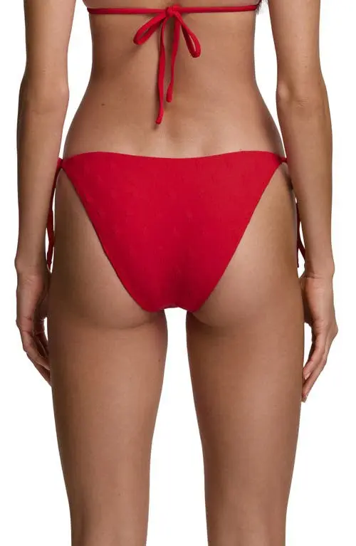 Polo Ralph Lauren Ricky Side Tie Bikini Bottoms - Cruise Red