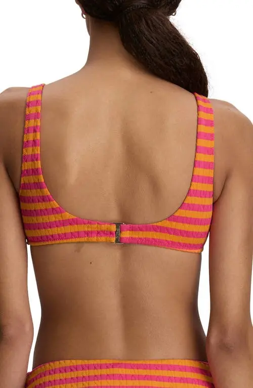 Polo Ralph Lauren Striped Bikini Top - Desert Pink Sail Ora
