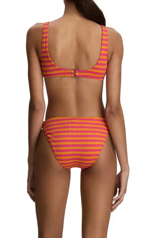 Polo Ralph Lauren Striped Bikini Top - Desert Pink Sail Ora