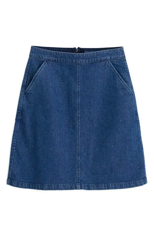 SEASALT CORNWALL Dovetail Denim A-line Skirt