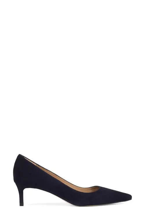 LK BENNETT Ava Pointed Toe Pumps - Black Suede