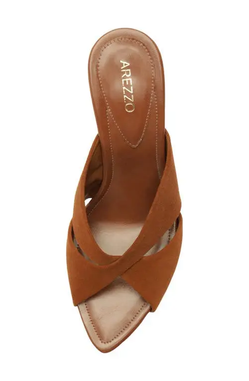 AREZZO Amelia Stiletto Sandal - Rich Caramel