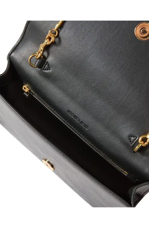 Veronica Beard Barre Patent Leather Clutch - Black