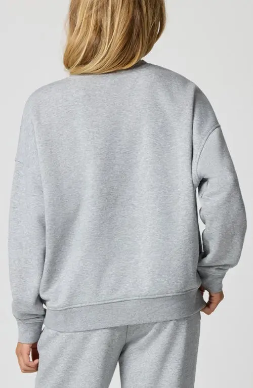 FLORENCE BY MILLS Rosette Oversize Pullover - Heather Grey