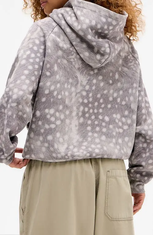 BDG URBAN OUTFITTERS Deer Print Raglan-sleeve Hoodie