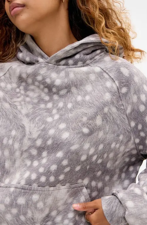 BDG URBAN OUTFITTERS Deer Print Raglan-sleeve Hoodie
