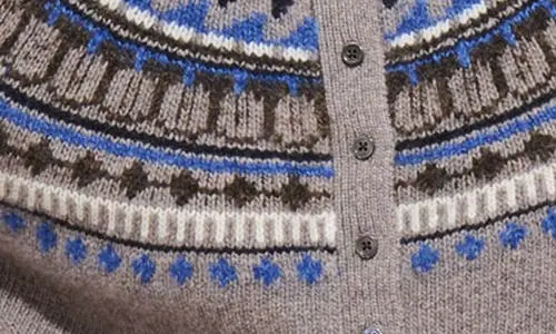 ALEX MILL Amina Fair Isle Wool-blend Cardigan