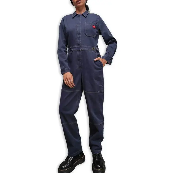 WILDFANG Essential Denim Coverall - Navy