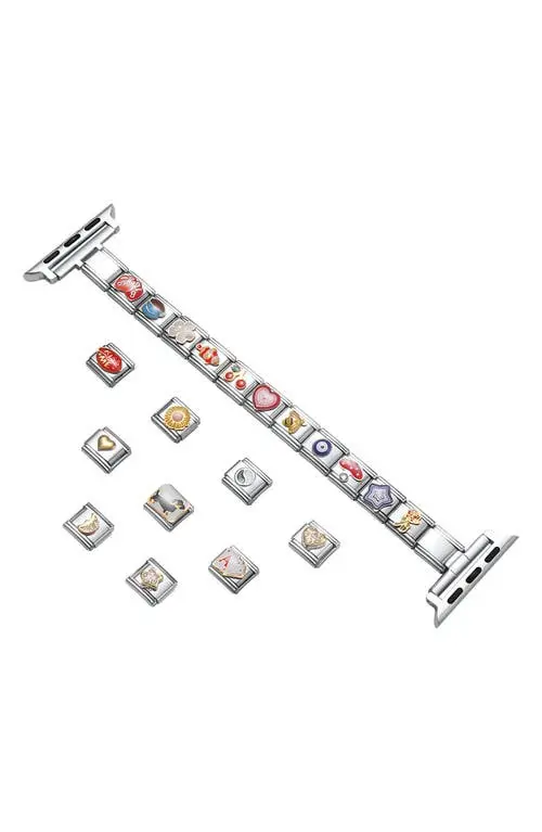 POSH TECH Diy Charm Stainless Steel Watchband