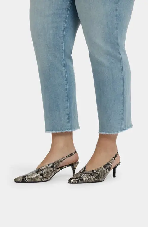 NYDJ Sheri Fray Hem Ankle Slim Jeans