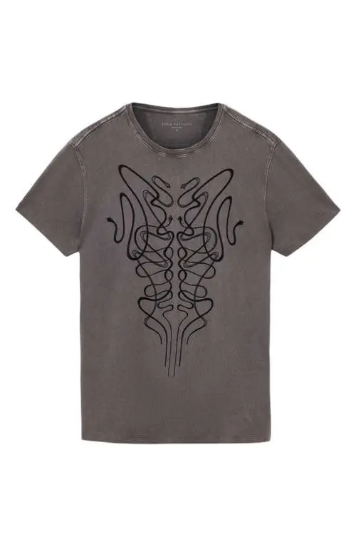 John Varvatos Onate Snake Organic Cotton Graphic T-shirt
