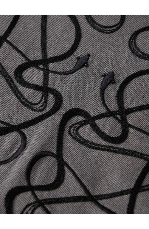 John Varvatos Onate Snake Organic Cotton Graphic T-shirt