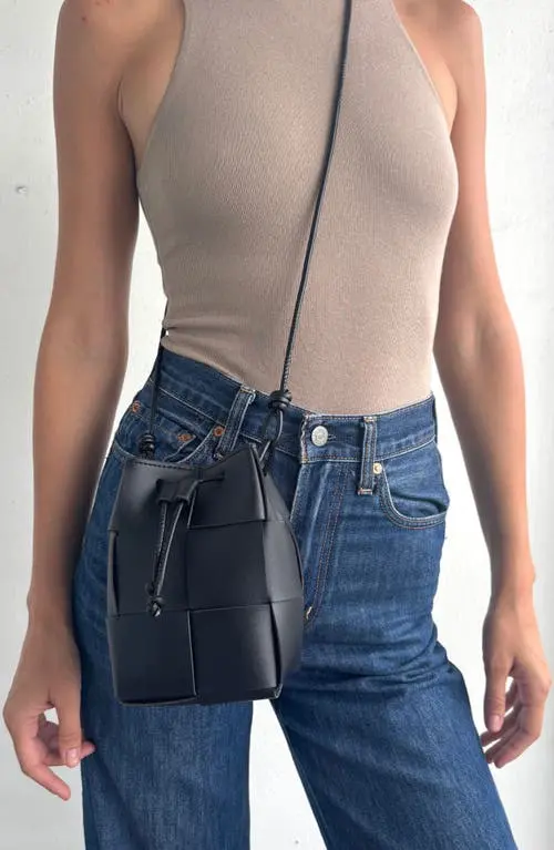ADORNIA Patchwork Bucket Bag