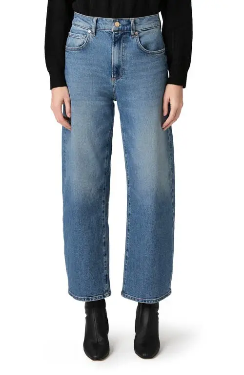 Paige Arellia High-waist Ankle Barrel Jeans - Keystone