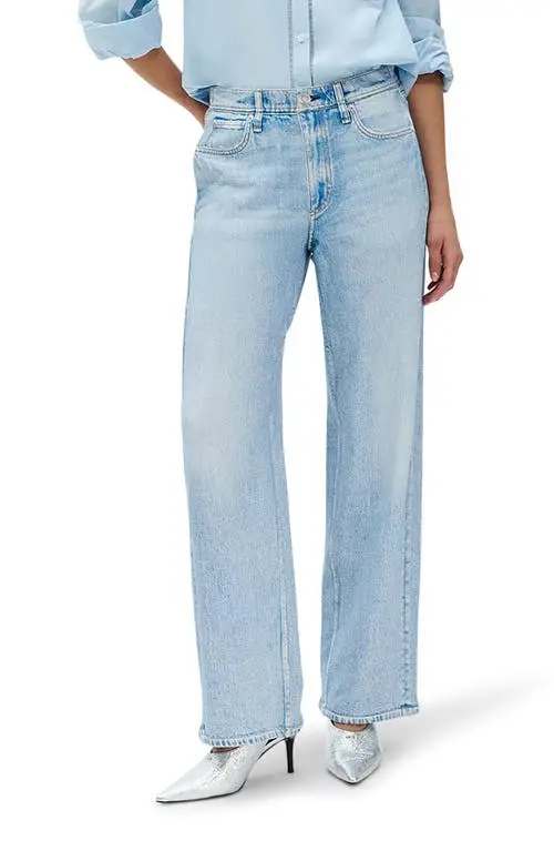 Rag & Bone Rb Miramar Wide-leg Cotton Terry Sweatpants Jeans - Aria