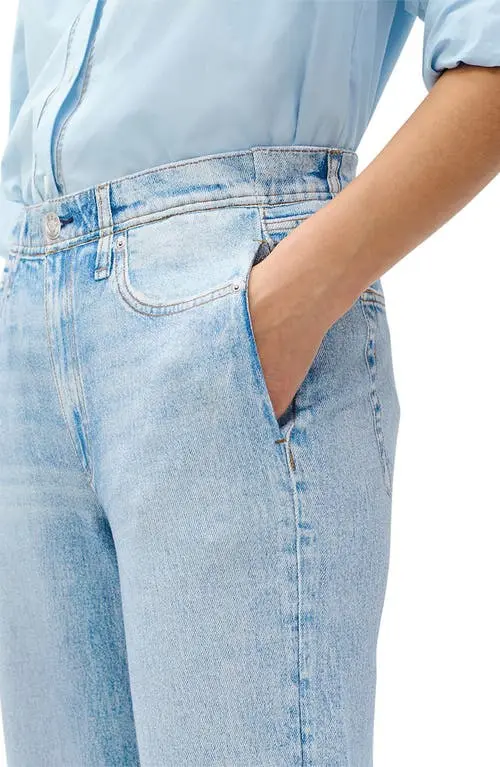 Rag & Bone Rb Miramar Wide-leg Cotton Terry Sweatpants Jeans - Aria