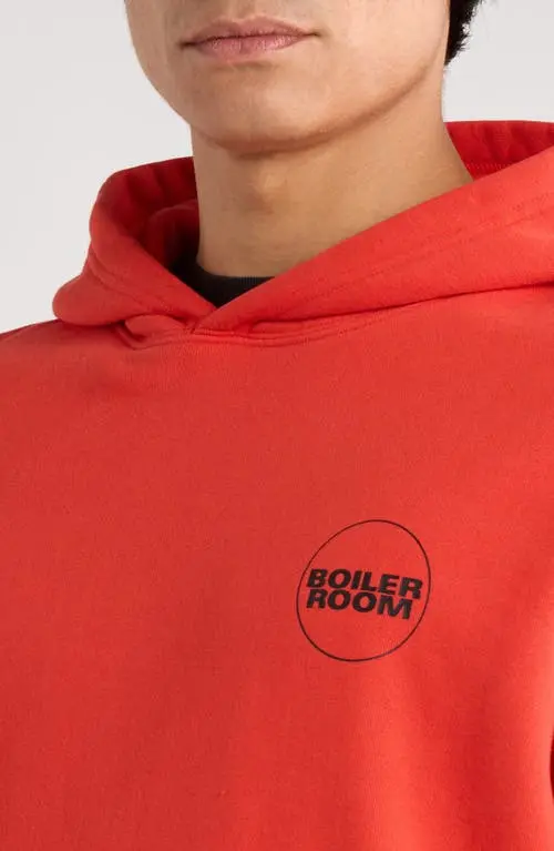 BOILER ROOM Core Oversize Logo Hoodie