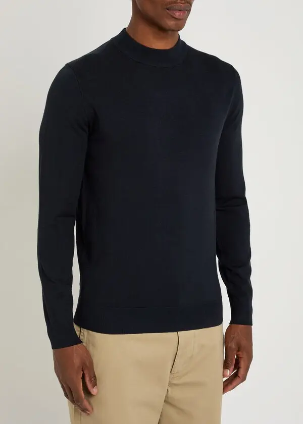 RAITH Noah Knit Jumper - Navy