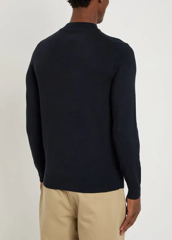 RAITH Noah Knit Jumper - Navy