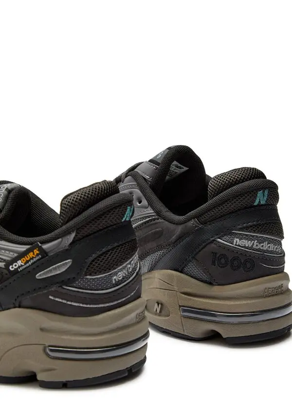 NEW BALANCE 1000 Panelled Mesh Sneakers - Black