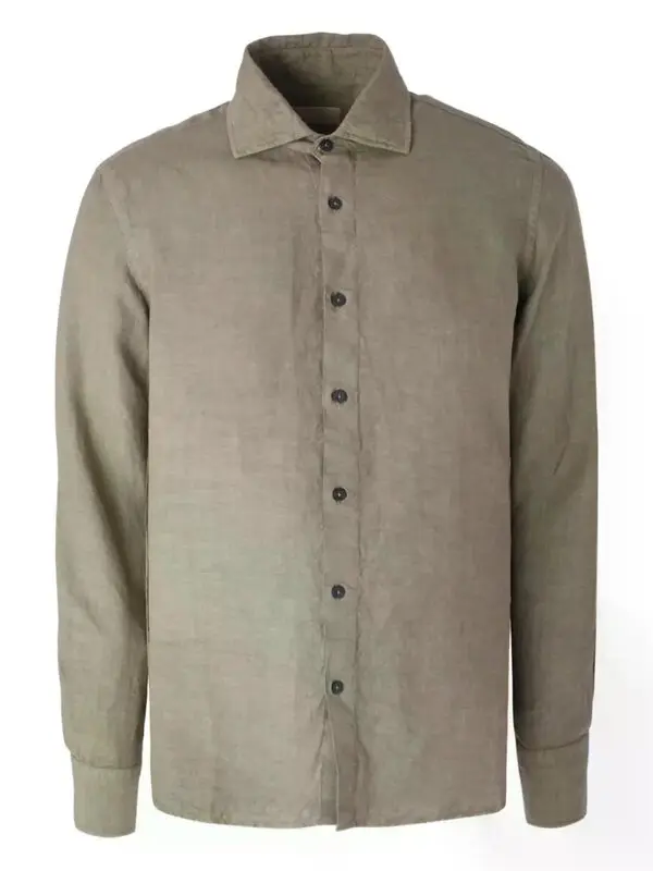 120% Lino Buttoned Shirt - Neutrals