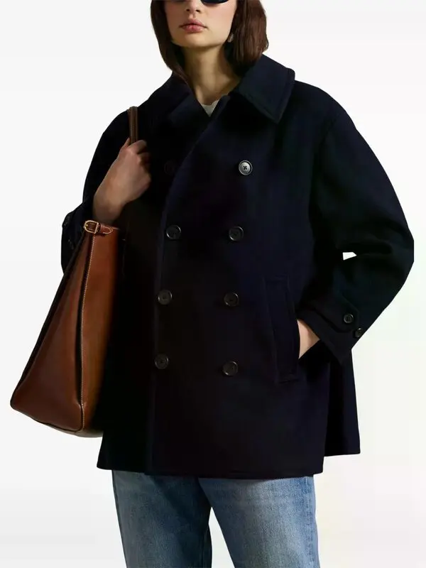 Polo Ralph Lauren Double-breasted Wool Pea Coat