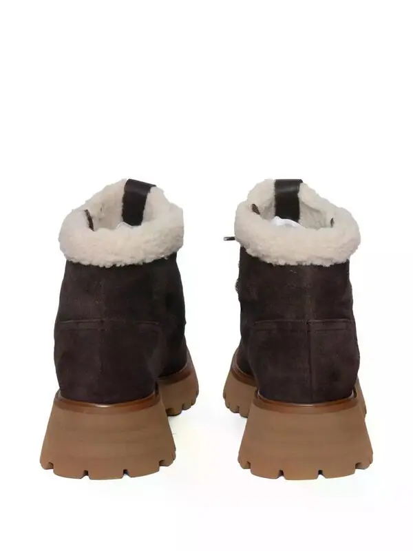 Michael Kors 44mm Shearling Lace-up Boots