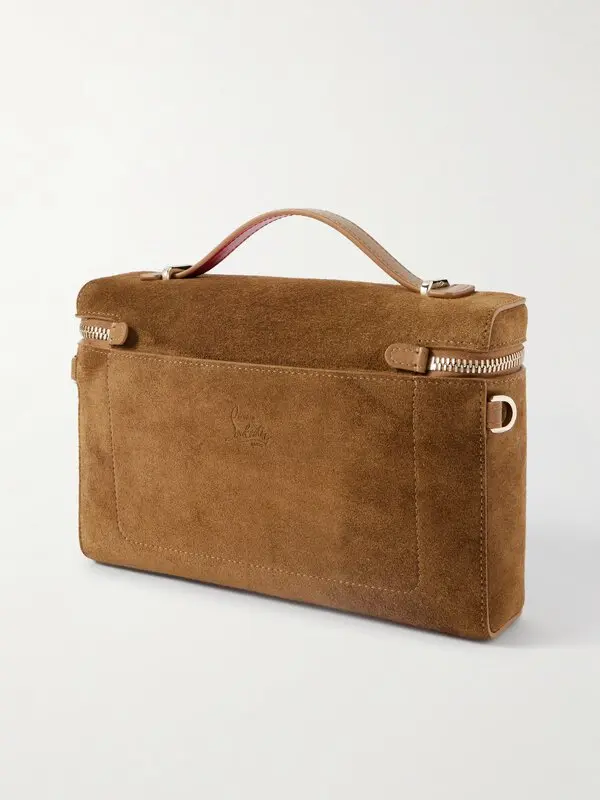 CHRISTIAN LOUBOUTIN Djanis Suede Messenger Bag