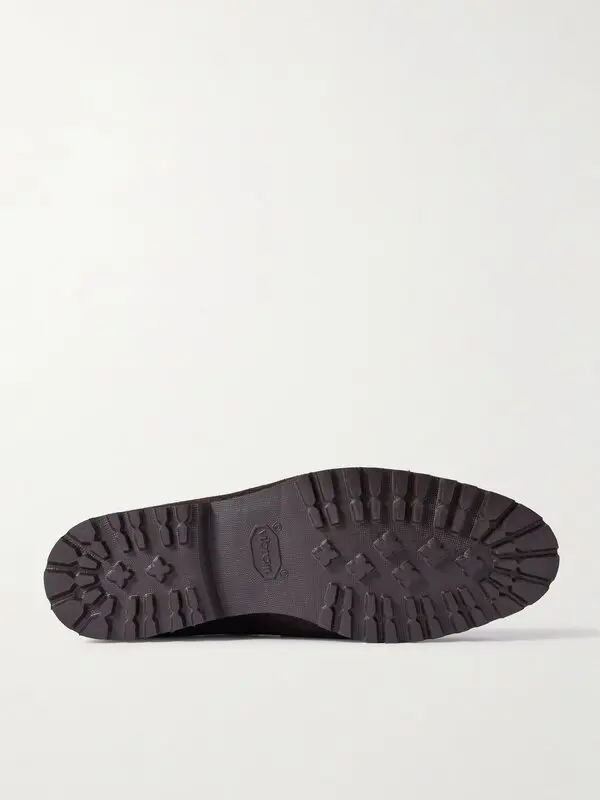 MAJORDOME M08 Suede Penny Loafers