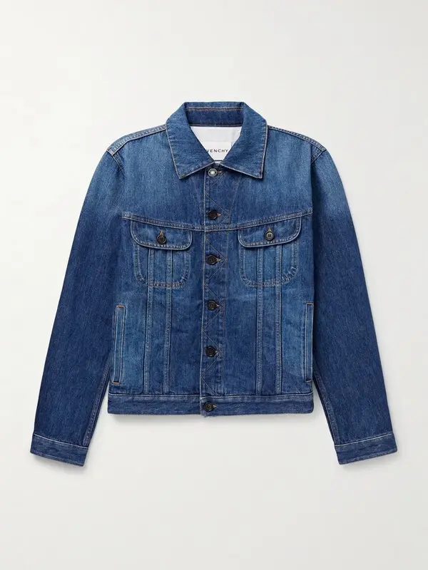 Givenchy Denim Trucker Jacket - Blue