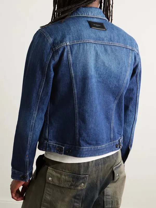 Givenchy Denim Trucker Jacket - Blue