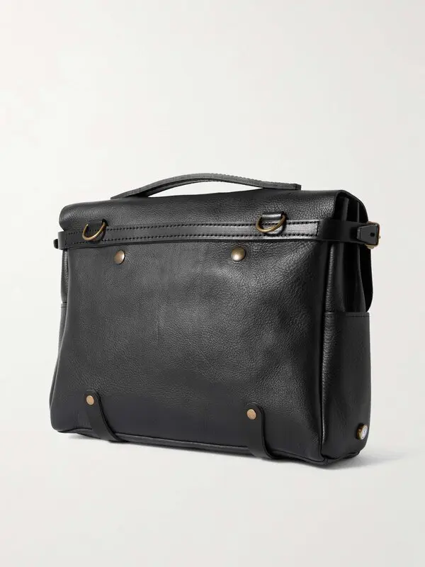BLEU DE CHAUFFE Clair Full-grain Leather Messenger Bag