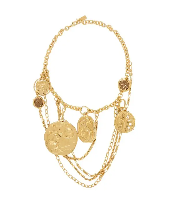 Chloé Medallion Necklace - Gold