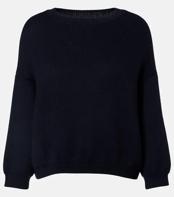 Khaite Sabina Cashmere And Mohair Sweater - Blue