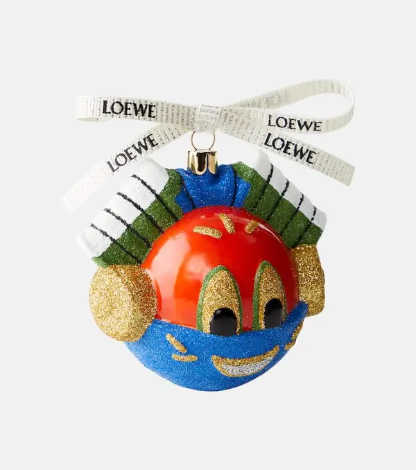 Loewe X Louis Wain Knight Cat Glass Ornament - Multicoloured