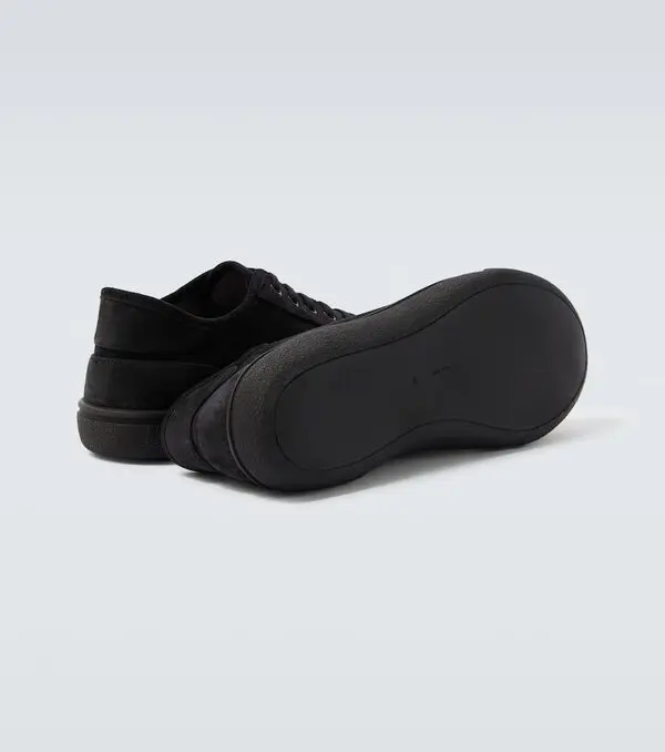 THE ROW Suede Sneakers - Black