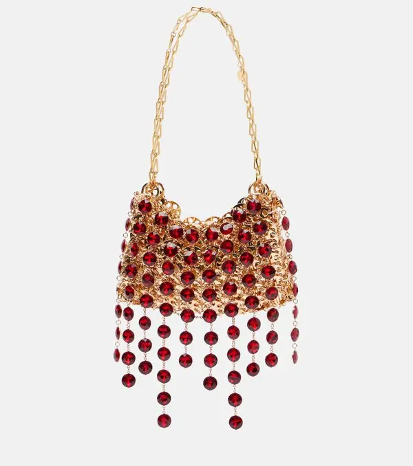 Rabanne 1969 Nano Embellished Shoulder Bag