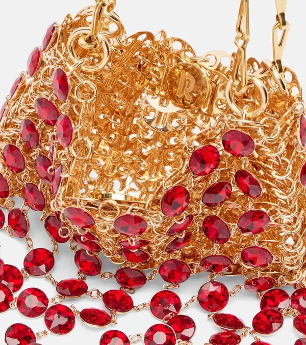 Rabanne 1969 Nano Embellished Shoulder Bag