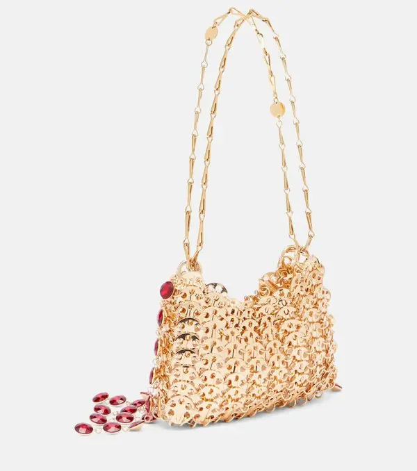 Rabanne 1969 Nano Embellished Shoulder Bag