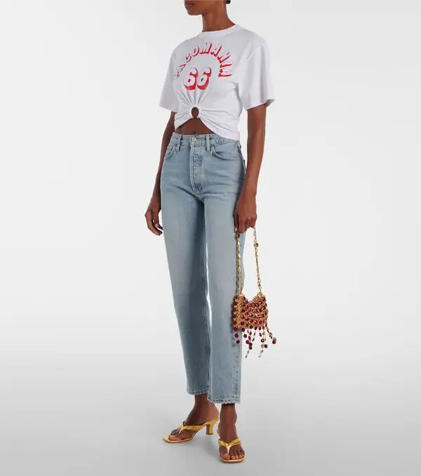 Rabanne 1969 Nano Embellished Shoulder Bag