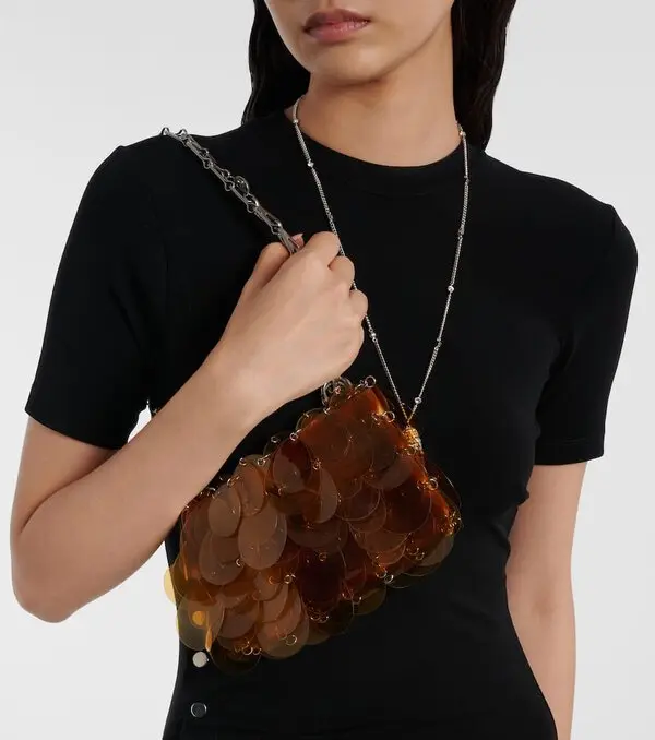 Rabanne Sparkle Sequined Shoulder Bag