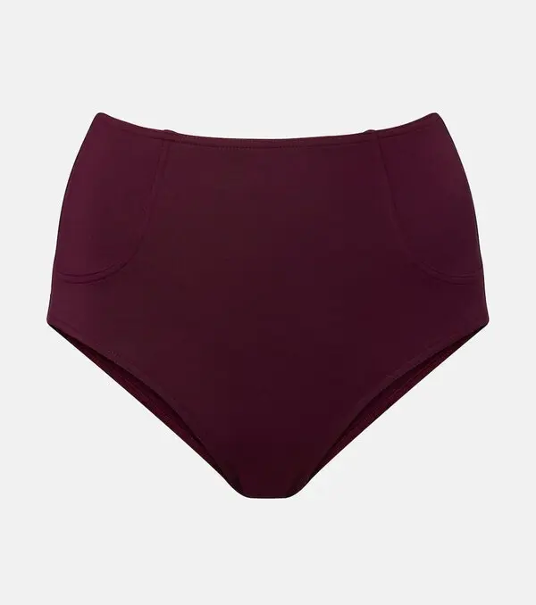 ERES Mister High-rise Bikini Bottoms - Burgundy