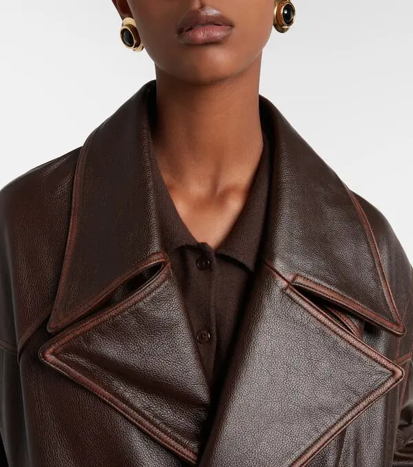 JACQUES WEI Leather Biker Jacket
